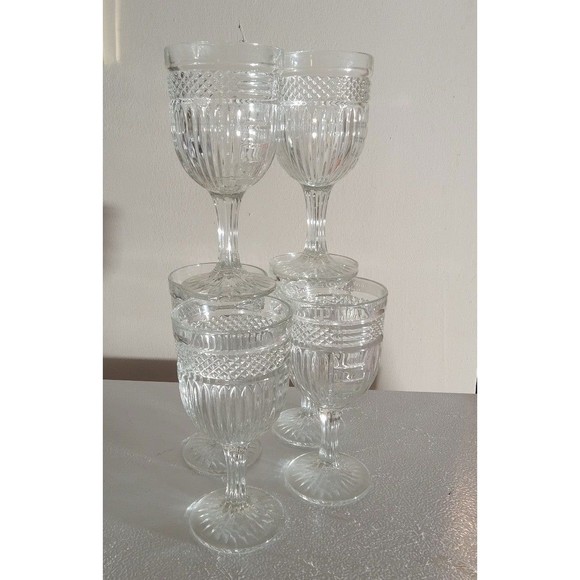 Libbey | Dining | Vintage Libbey Radiant Water Goblets Set Of 6 | Poshmark